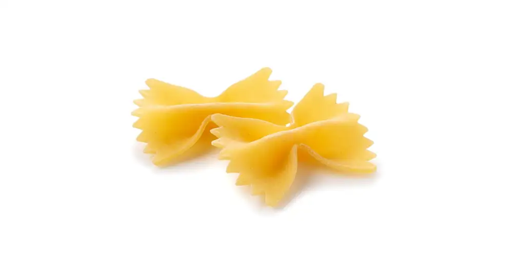 Farfalle, butterfly shaped pasta (raw) - Calories & Nutritional Values ...